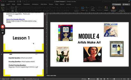 Wit and Wisdom Third Grade Module 4 EDITABLE Powerpoint and Anchor Charts