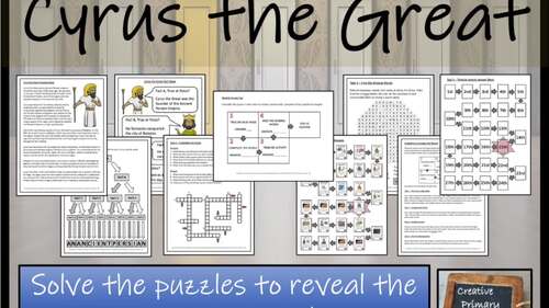 Cyrus the Great Escape Room Activity by Creative Primary Literacy