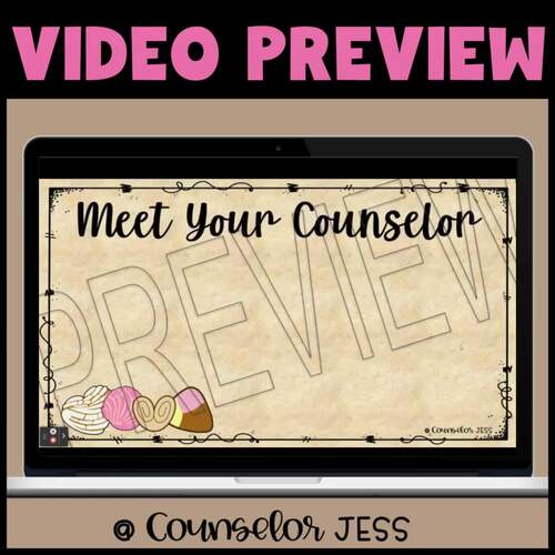 Concha Meet Your Counselor Meet the Counselor EDITABLE Classroom Lesson