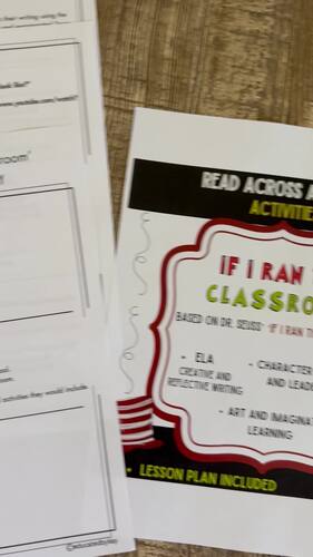 Read Across America-ELA-Character Education-Writing Prompts by Educated ...