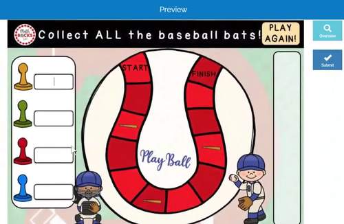 Open-Ended Game Board Sports Theme Boom Cards™ | Digital Activity