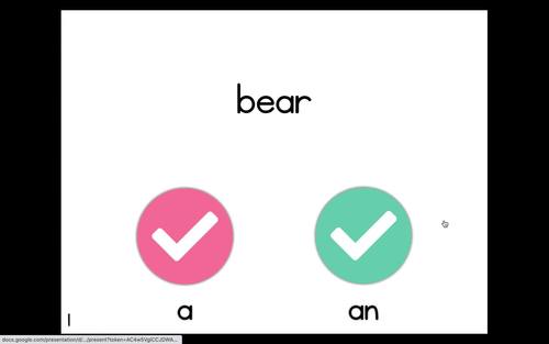 A vs. An Article Task Cards by Sparkling in Second Grade | TpT