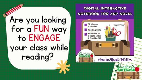 Digital Interactive Reading Notebook for ANY Novel - {Google Slides ...