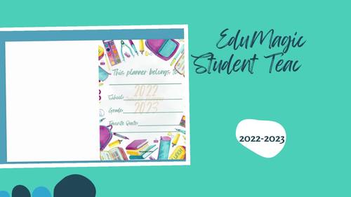 Student Teacher Digital Planner 22-23 by EduMagic Future Teacher Store