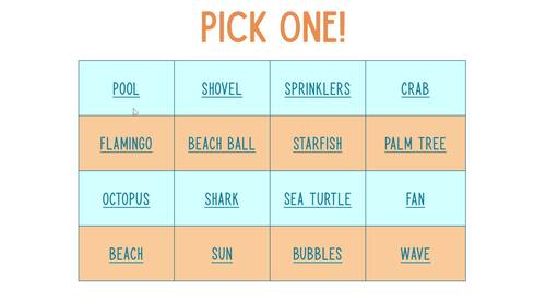 Summer Theme Gross Motor Game | Digital Therapy Fun by A Pedi PT