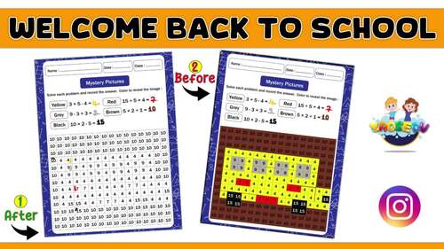 Order of Operations Worksheets Math Color by Number Activity | TPT