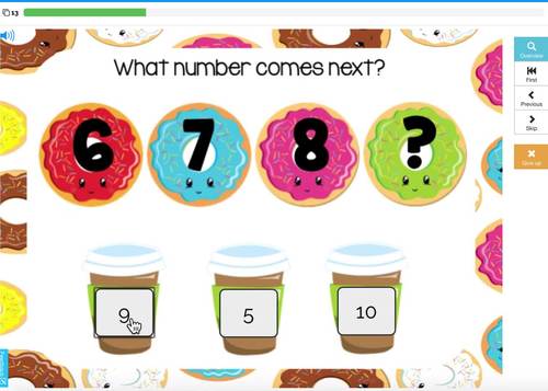 Donut What Comes Next Boom Cards TM | Math Digital Task Cards | Task Cards