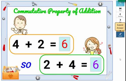 Labor Day Math Commutative Property of Addition (up to 20) Boom Cards ...