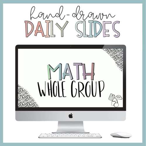 Hand-Drawn Daily Slides by teachinghaphazardly | TPT