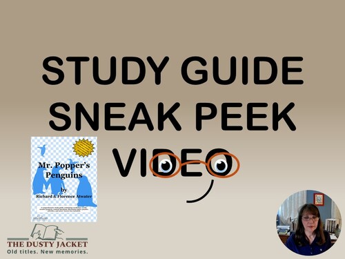 Study Guide Sneak Peek Video: Mr. Popper's Penguins by The Dusty Jacket