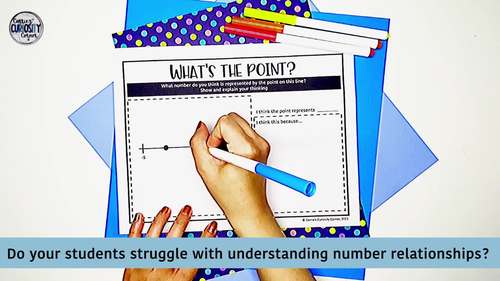 Fractions and Decimal Math Warm Up Number Line Thinking Activity