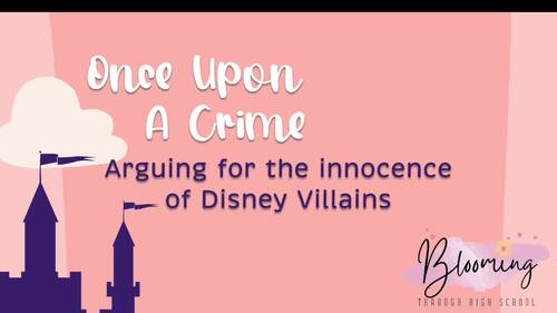 Once Upon a Crime - ELA Debate Argument Unit Project - Defending Disney ...
