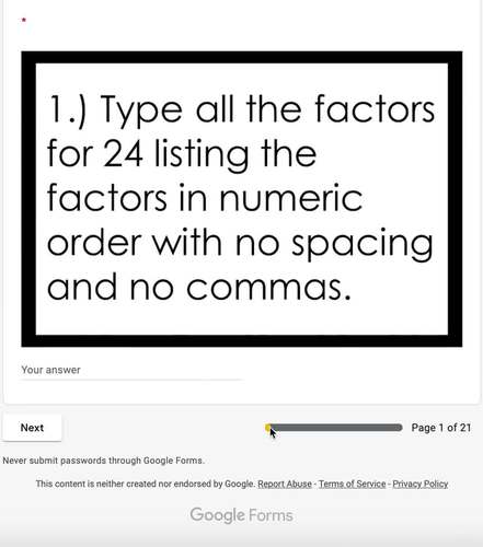 Digital Math Activities 4th Grade Centers Color By Number Factors and ...