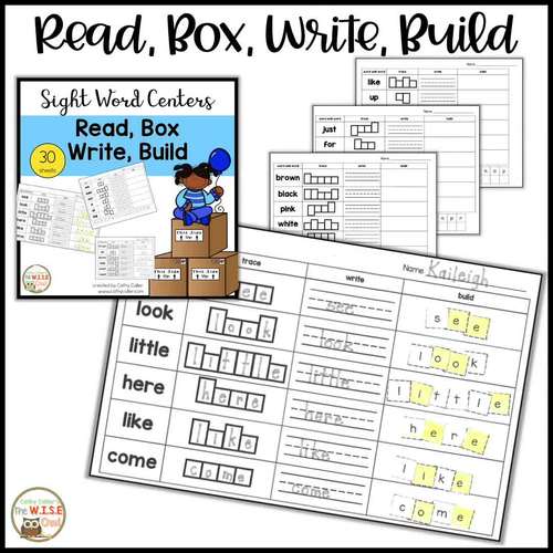 Sight Word BUNDLE | Centers and Small Group Practice | TpT