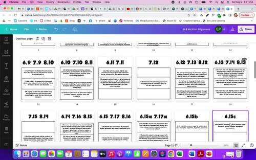 Grades 6th, 7th, 8th Alabama 2021 ELA Standards Vertical Alignment