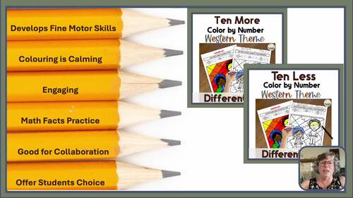 Western Rodeo Mini-Bundle Ten More Ten Less Addition & Subtraction to ...