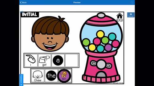 Interactive Gumball Themed Articulation | L | BOOM Cards | Speech Therapy