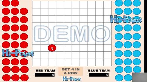 Get 4 Circles in a Row Interactive PowerPoint Game (+3 in a Row Board too)