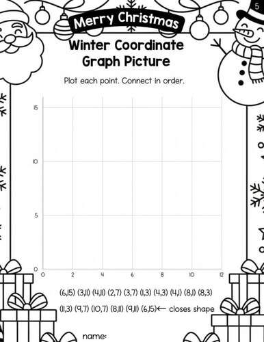 Twas the Night Before Christmas Packet | 5th Grade Math Activities No Prep