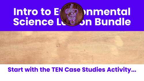 Introduction to Environmental Science Lesson Bundle | On-level or AP