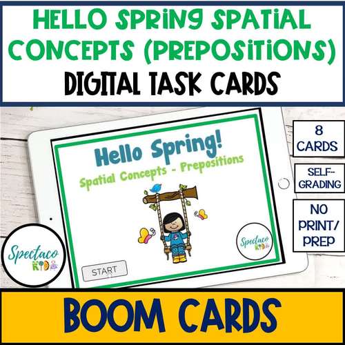 Spring prepositions Spatial Concepts basic concepts for kindergarten NO ...