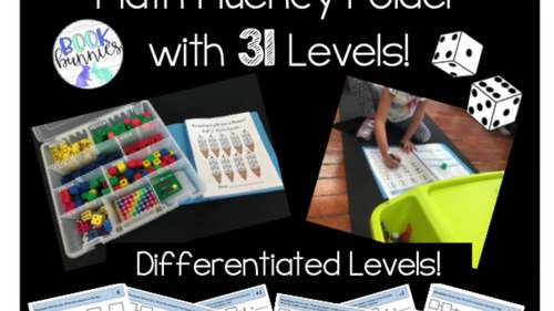 Roll and Write Math Fact Fluency- Year Long by Book Bunnies | TPT