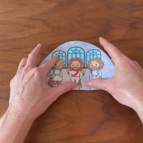 Easter Holy Week 3D Diorama Bible Craft, The Last Supper Sunday School ...