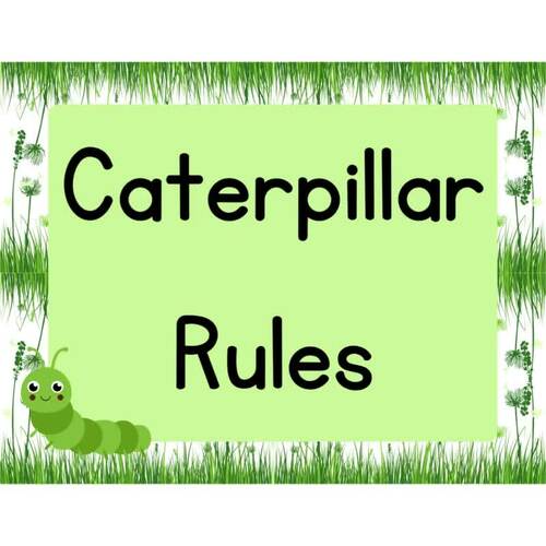 CATERPILLAR THEME - CLASSROOM - BACK TO SCHOOL 2024-2025 by Ms G Teaches EC