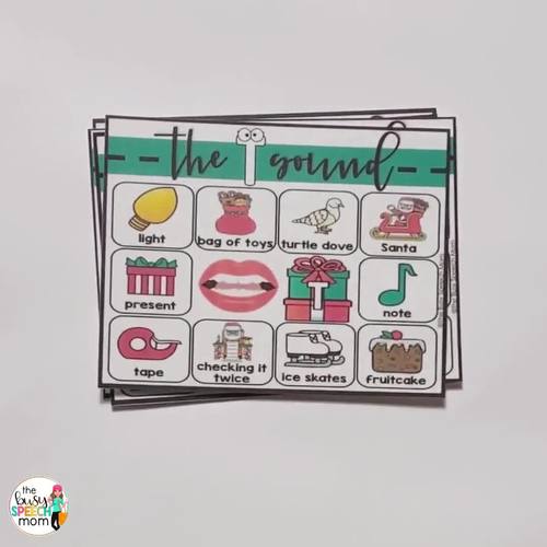 Christmas Speech Therapy Articulation and Language Activities, SLP MUST ...