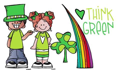 St. Patrick's Day clip art, shamrock clip art, rainbow clip art Mini ...