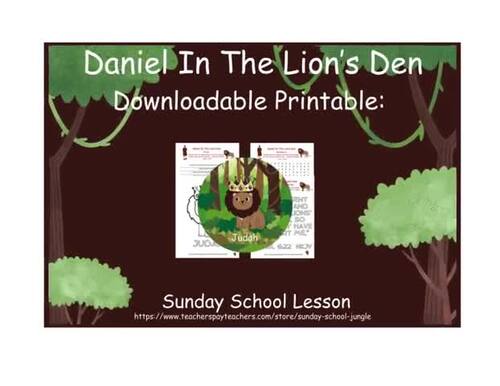 Daniel In The Lion's Den - Sunday School Lesson by Sunday School Jungle