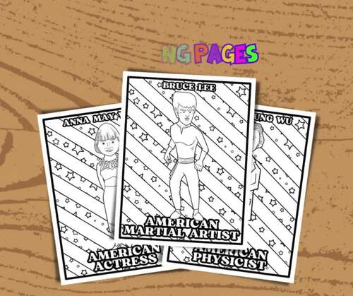 Asian Pacific American Heritage Month Coloring Pages | AAPI Coloring Sheets