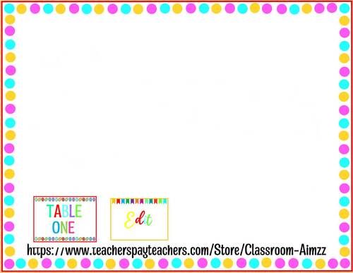 Printable White and Bright Labels, Editable Classroom Labels, Name tags ...