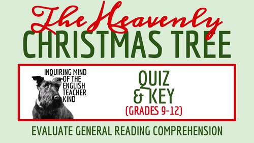 "Heavenly Christmas Tree" by Dostoevsky Quiz | World Literature | Short ...