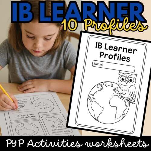 IB Learner Profiles Printable Booklet – 10 Trait Worksheets & SEL ...