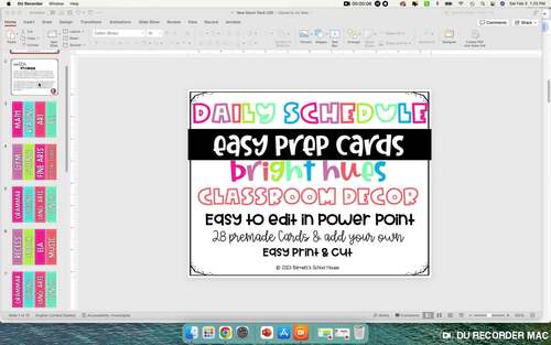 Bright Hues Classroom Decor Pack - Editable Daily Schedule Signs ...