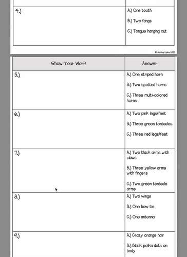 Percent Application Review Draw A Monster Activity by Lipka's Learners