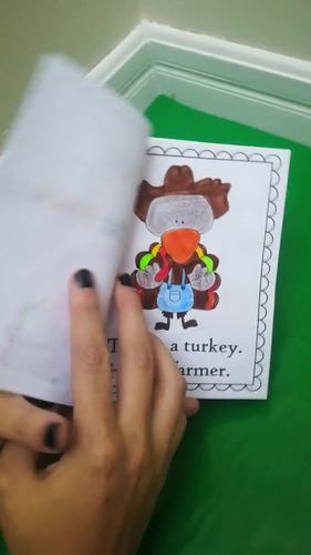 Thanksgiving Printable Book for ESL | TpT