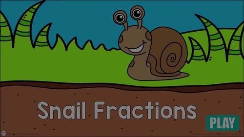 Snail Fractions Digital Game for PowerPoint™ Google Slides™ and Boom ...