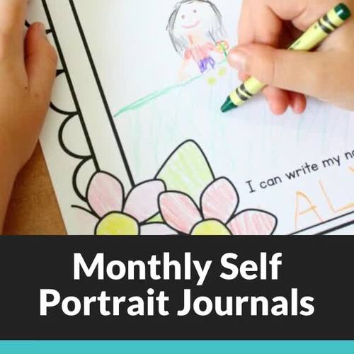 Monthly Self Portrait Journal for Preschool and Kindergarten by ...