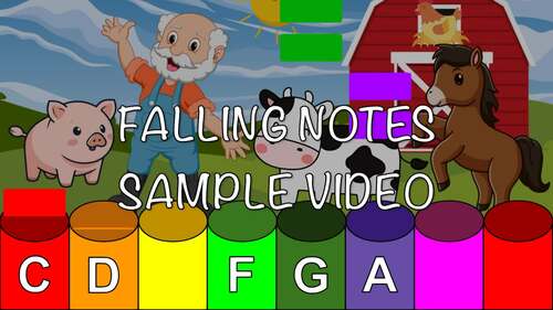 Old MacDonald Had a Farm - Boomwhacker Play Along Videos and Sheet Music