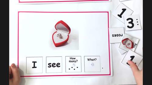 Valentine`s Day Speech Therapy Activity Building Sentences Special Ed ...