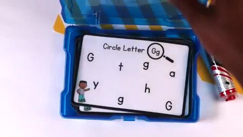 Spot the Letter Task Cards | Morning Work by Yassah-Rose Early Learning