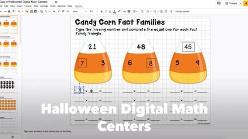Halloween Math Activities 3rd & 4th Grade Digital by Kristin Kennedy