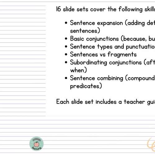 Year 1 Complete Sentence-Level Writing Bundle - Whole Year Explicit ...