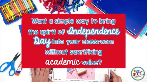 4th of July Activity Pack, Independence Day Activities: Crafts ...