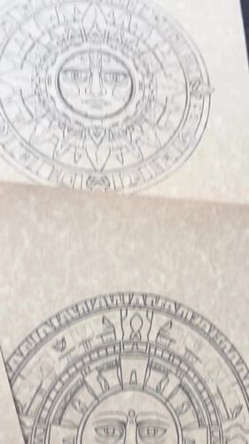 Aztec Art History Lesson for Kids | Sun Stone Art Project with 22 Templates