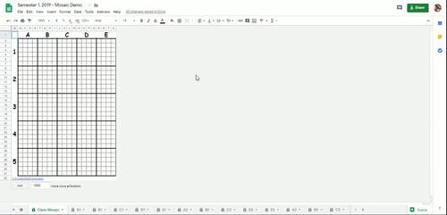 Collaborative Google Sheet Christmas Math Mosaic, Linear Equations, 25 ...