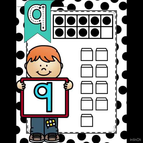 Kindergarten Math: Visuals Number Representation for Numbers 0 to 20 ...