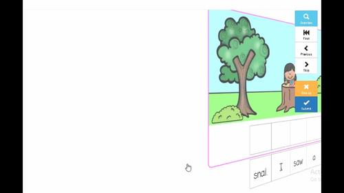 Spring Sentence Building (Boom Cards™) by Miss Faleena | TPT